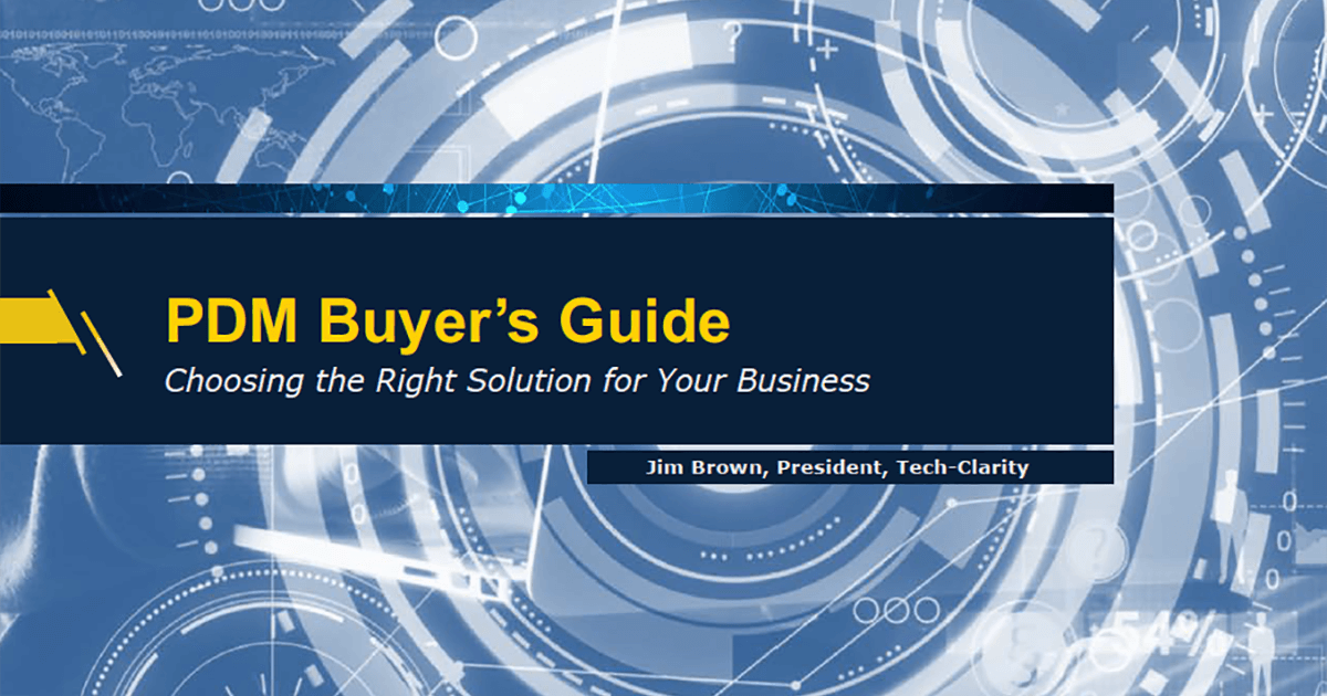 Choose the Right PDM System (buyer's guide) - Tech-Clarity