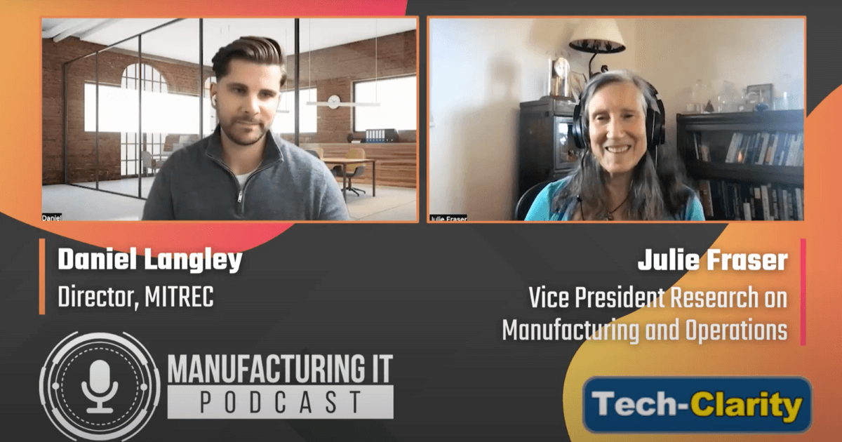 Julie Fraser on The Manufacturing IT Podcast with Daniel Langley - Tech ...
