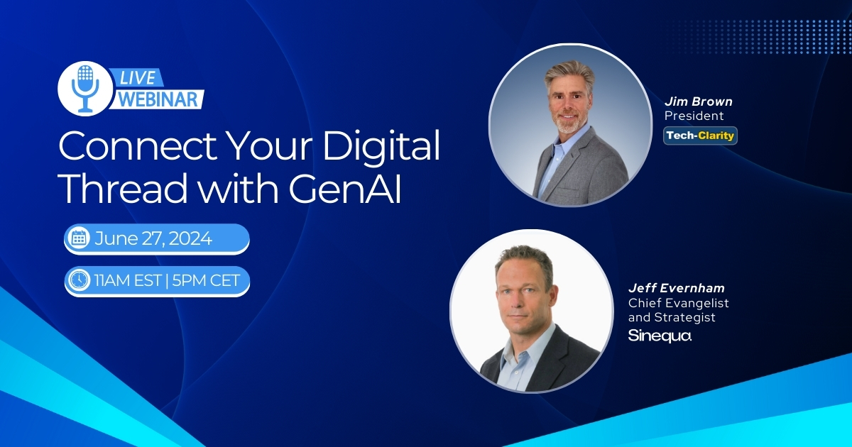 Connect the Digital Thread with Generative AI - Tech-Clarity